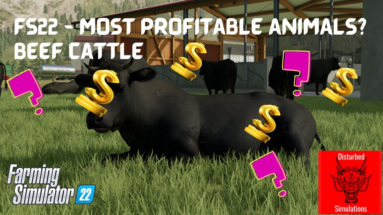 FS22 - Most profitable animals part 6 - Beef Cattle? - YouTube