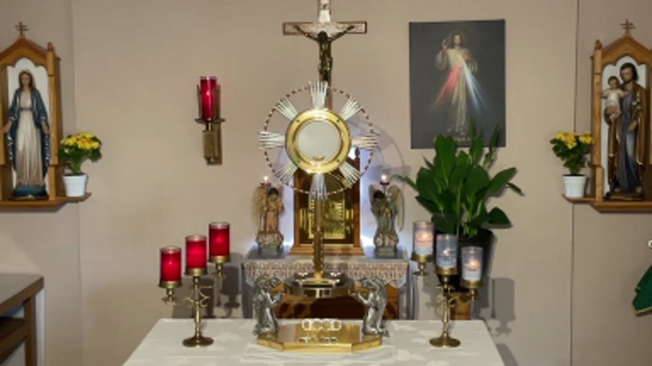 LIVE Eucharistic Adoration - Sisters of Divine Mercy - YouTube