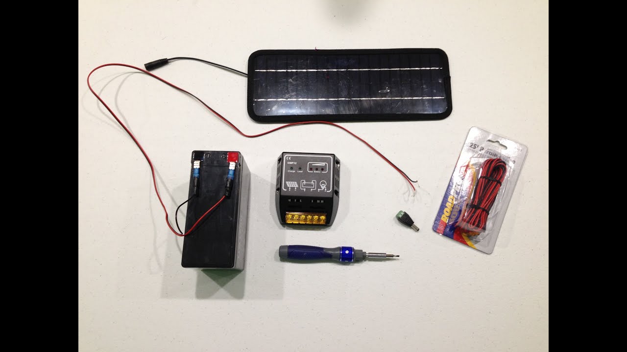 DIY Off-The-Grid Solar Energy Solution Tutorial - YouTube