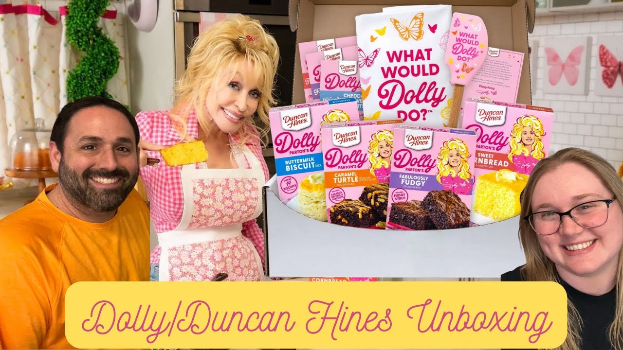 Dolly Parton Duncan Hines Unboxing - 2nd Baking Collection - YouTube