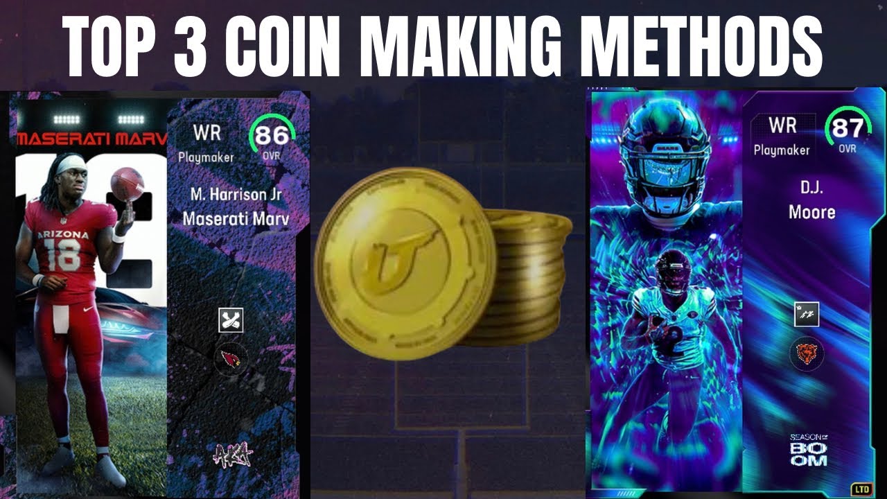 TOP 3 COIN MAKING METHODS!!! Madden 25 Ultimate Team - YouTube