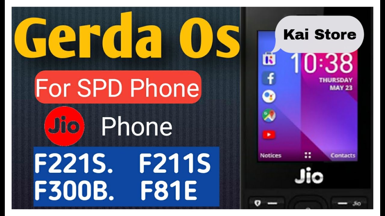 Custom Rom For Jio F221S ! Gerda Os For Jio F221S! Kaios 2.5.1 for Jio ...