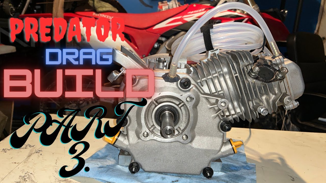 Predator 212 Drag Build Part 3! installing Stud kit and head! - YouTube