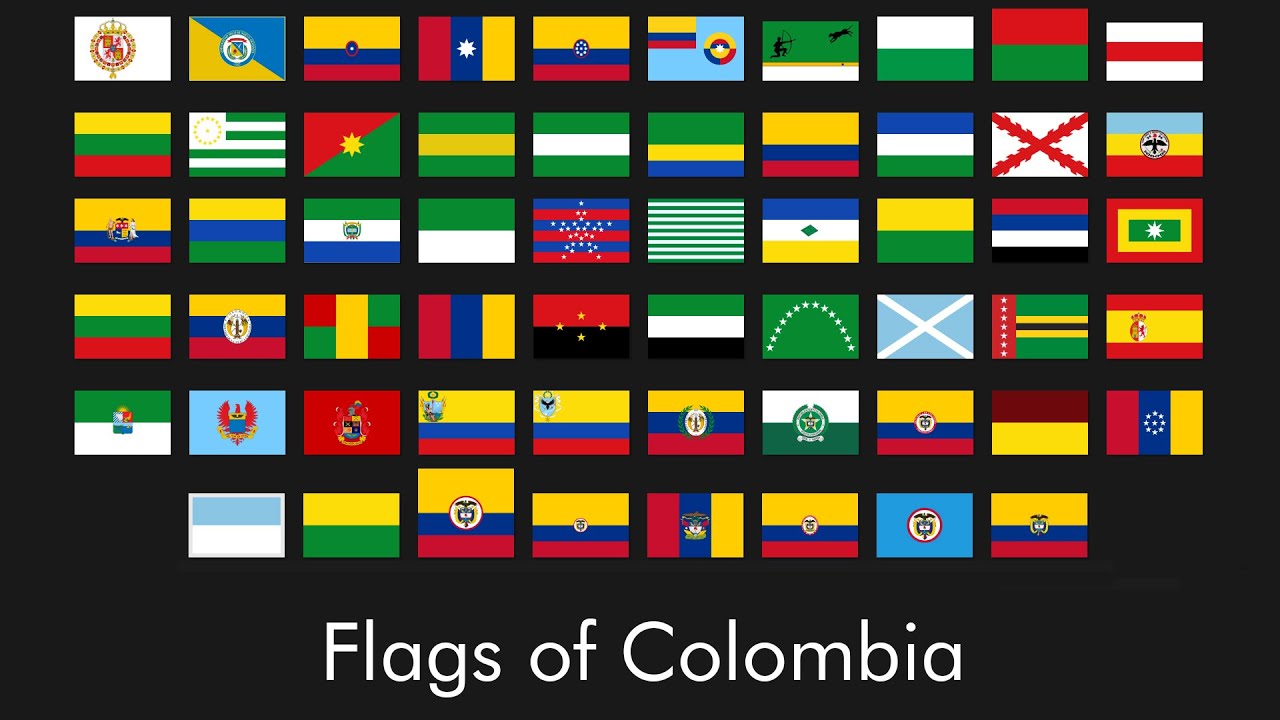 Flags of Colombia - YouTube
