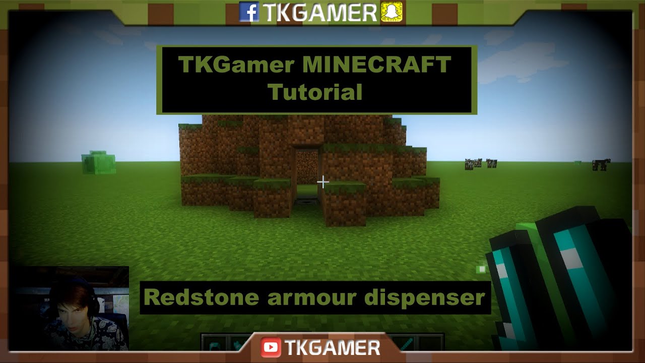 Minecraft tutorial: Redstone armour dispenser (dutch) - TKGamer - YouTube