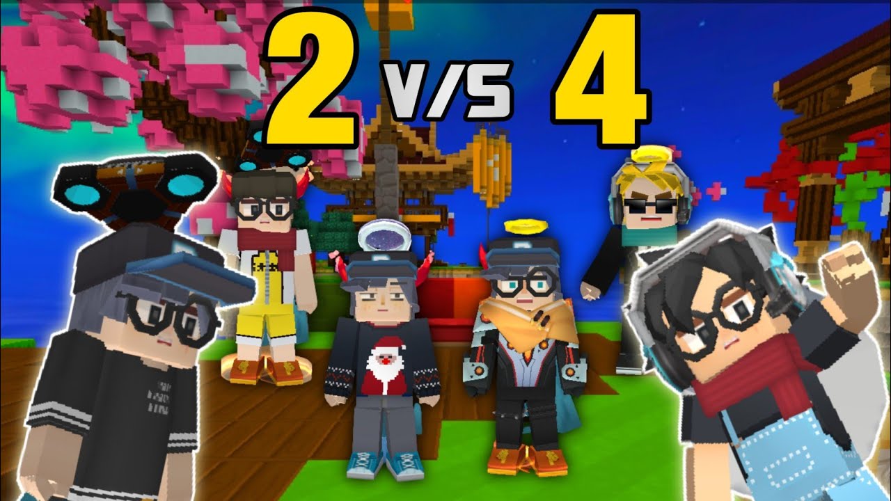 Tushar and @COLDY_BlockmanGO vs 4 BEDWARS Sweats in Bedwars 🔥 ...