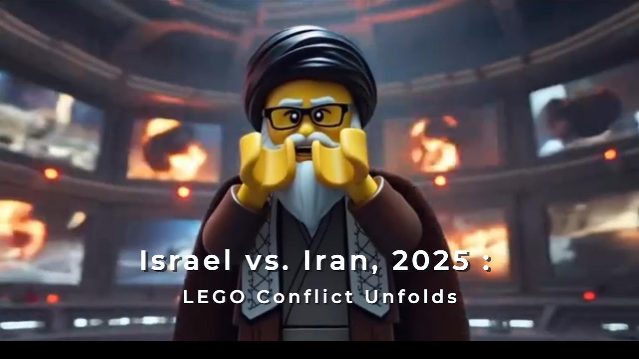 Israel vs Iran in LEGO: 72 Hours of Tension in 1 Min : #lego #israel ...