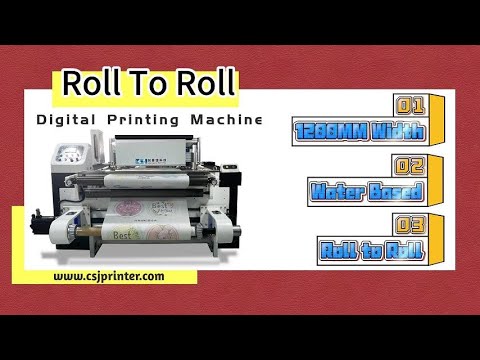 1200mm width Paper Roll To Roll Digital Printing Machine，inkjet style ...