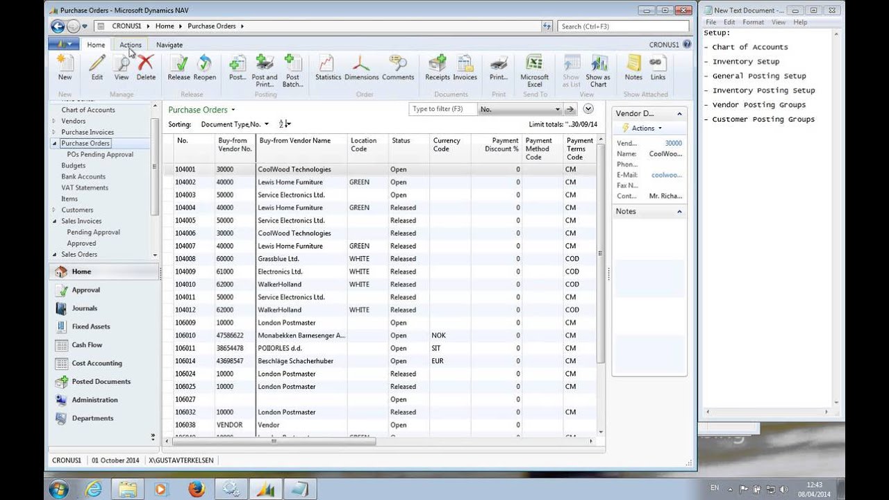 Dynamics NAV: Inventory Costing Part 2/3 - Sell before buying. - YouTube