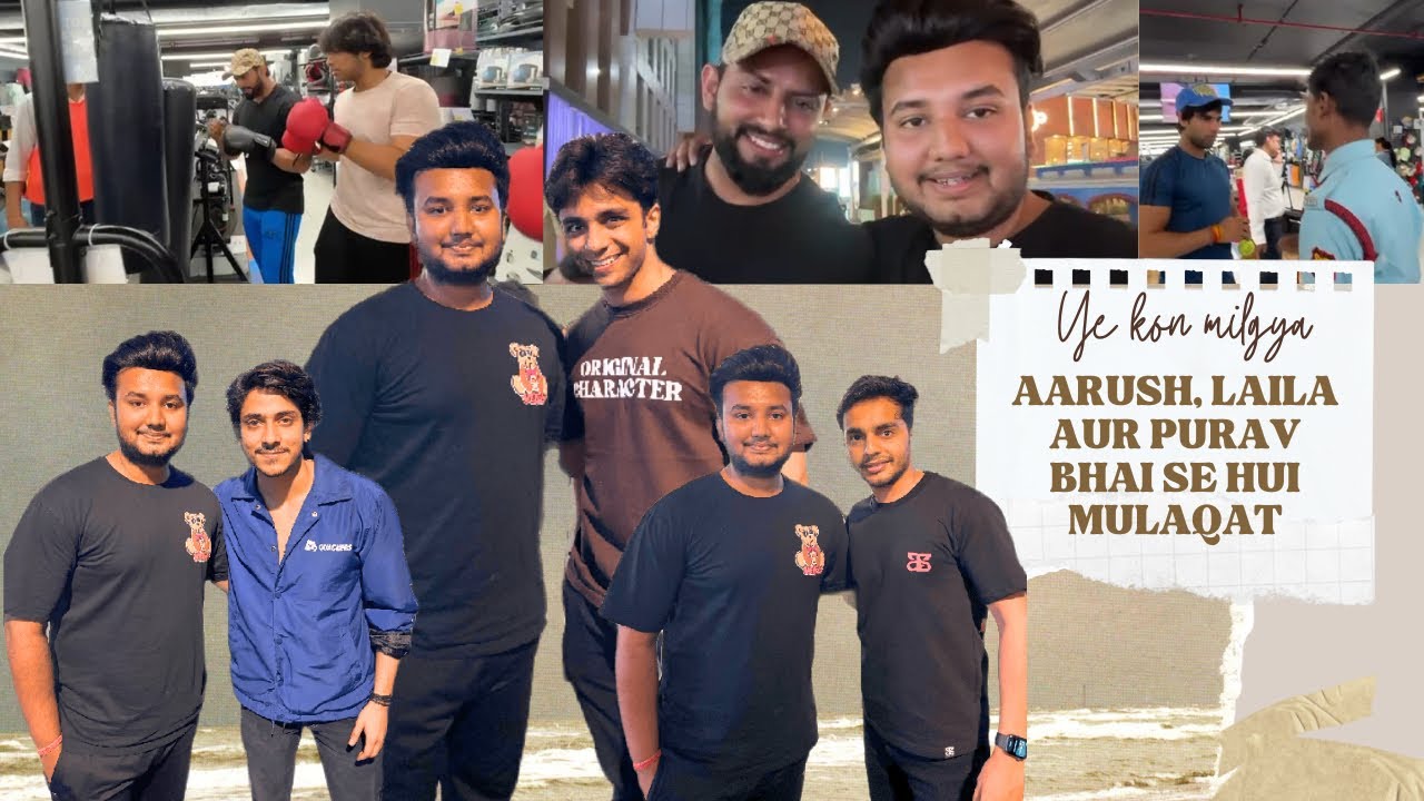 Aarush bhola, Laila and Purav jha in the vlog 🤪 - YouTube