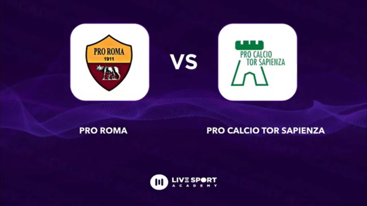 Pro Roma - Pro Calcio Tor Sapienza - YouTube