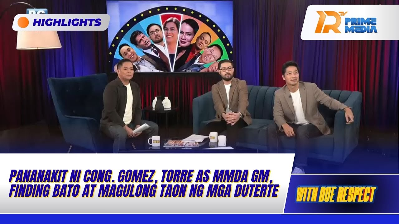 Magulong Taon ng mga Duterte, Gen. Torre as MMDA GM at Finding Bato ...