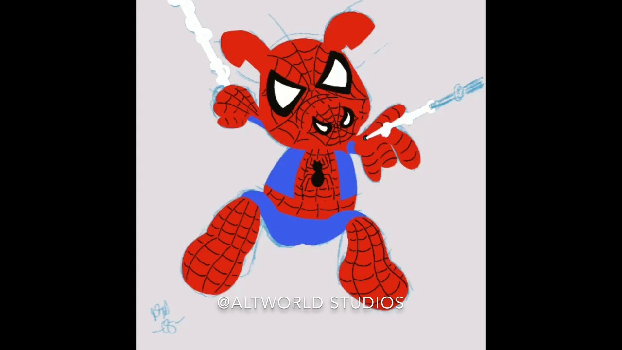 Spider-Ham, Peter Porker - Timelapse Drawing - YouTube