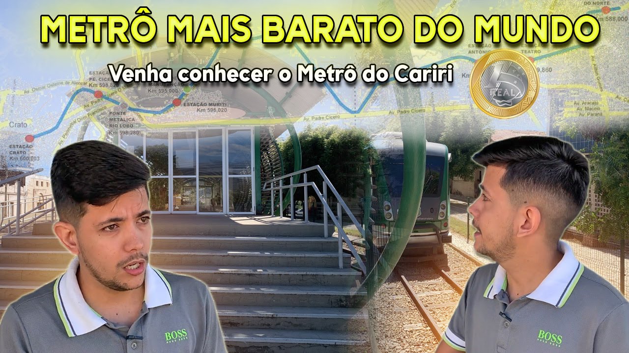 CONHEÇA O METRÔ DO CARIRI | *mais um vlog no cariri - YouTube
