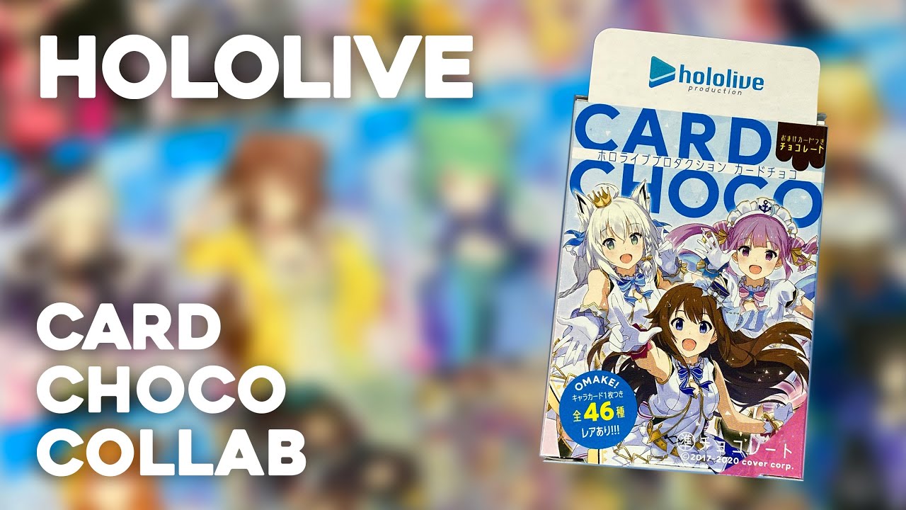 Hololive Card Choco Unboxing - YouTube