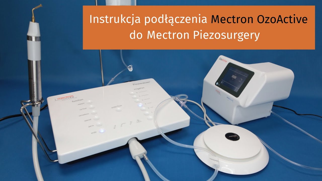 Instrukcja podłączenia Mectron OzoActive do Mectron Piezosurgery - YouTube