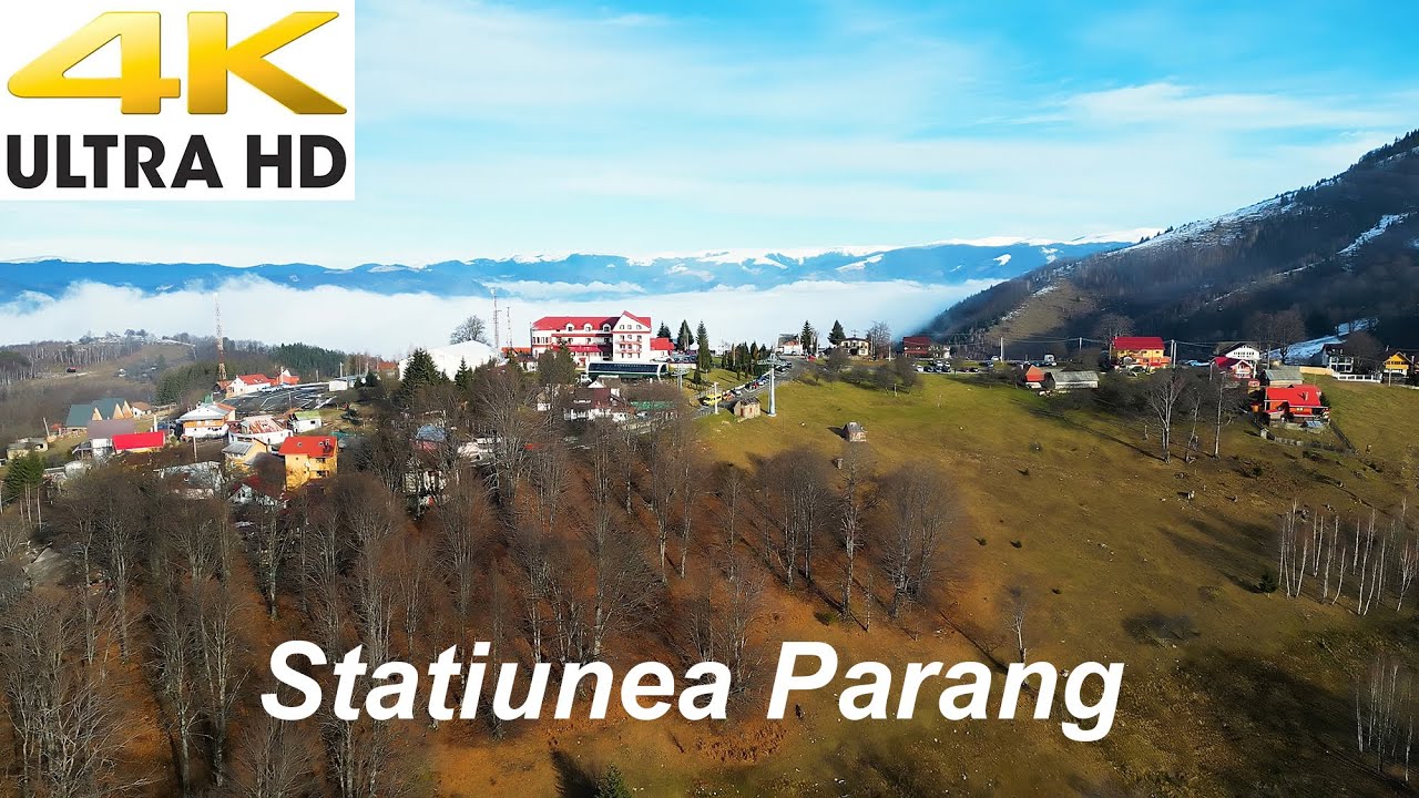 Statiunea Parang, scurta prezentare. Romania, Parang Ski Resort, drone ...