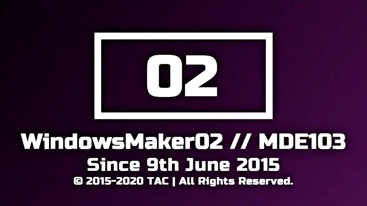 WindowsMaker02 "NamiLove" Logo (29.07.2020) - YouTube