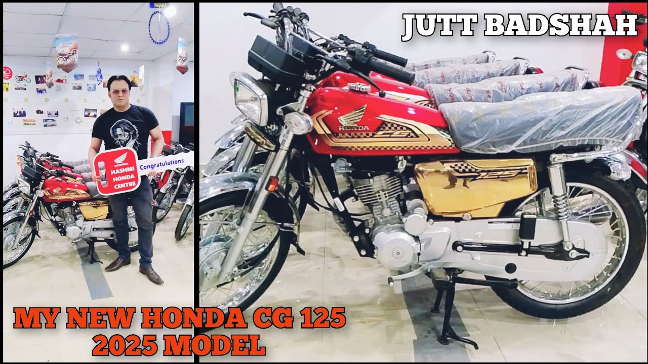 MY NEW HONDA CG 125 SPECIAL ADDITION 2025 MODEL !! HONDA CG 125 2025 ...