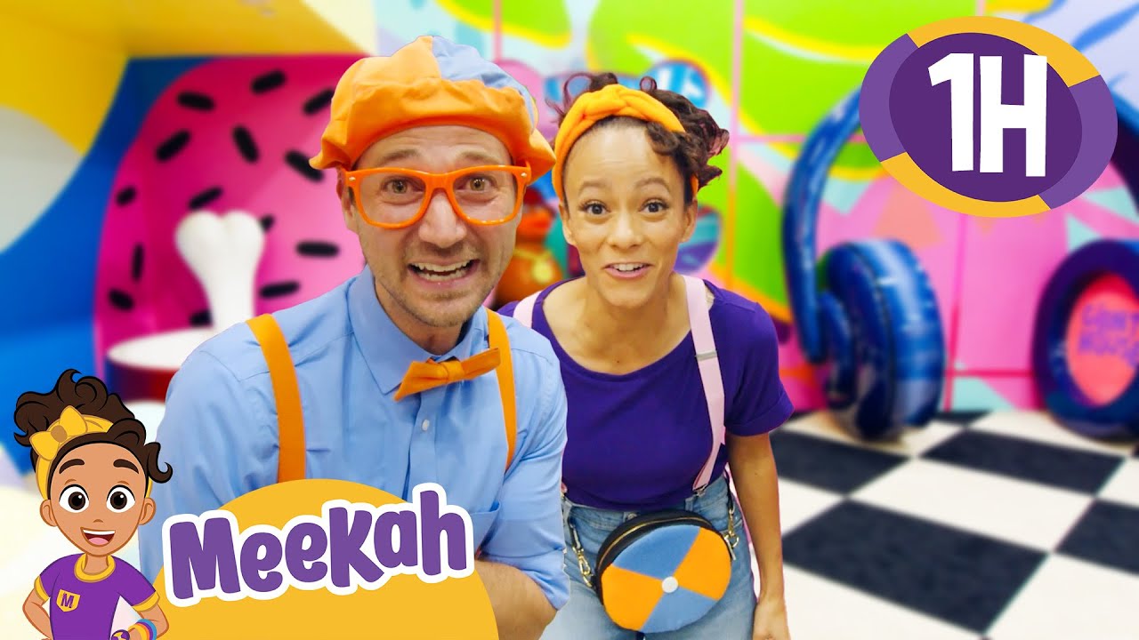 Meekah's Big Adventure: Colors, Shapes, and Numbers! | 1 HR OF MEEKAH ...