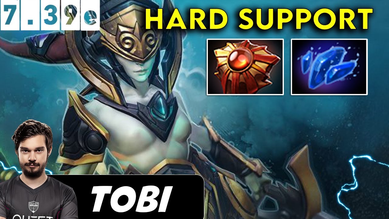 Tobi Naga Siren Hard Support - Dota 2 Patch 7.39e Pro Player Gameplay ...