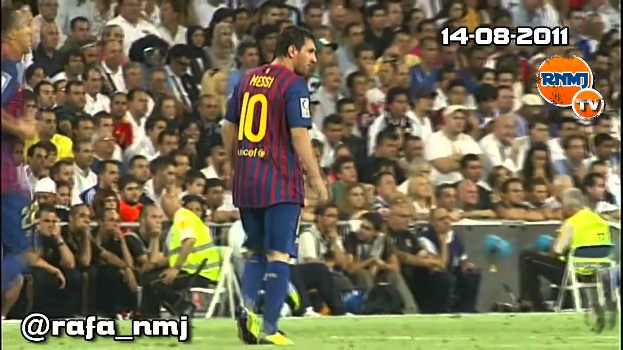 Messi vomitando en la Supercopa 2011 | Real Madrid Barcelona - YouTube