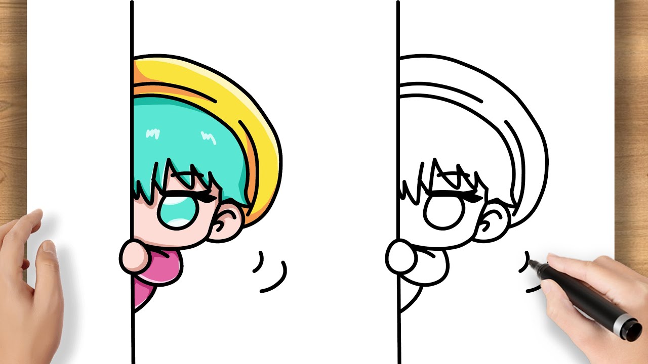 How to Draw Cute Baby Saja | Kpop Demon Hunters - YouTube