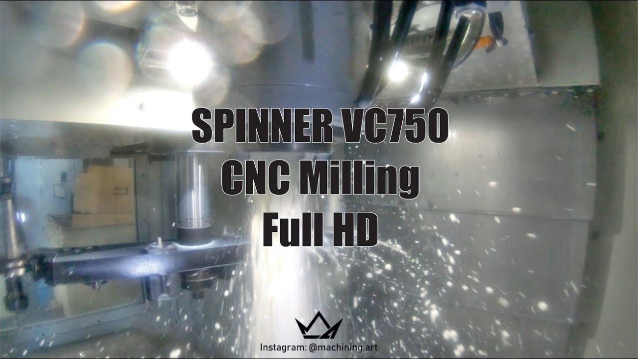 CNC Milling/Drilling SPINNER VC750 - YouTube
