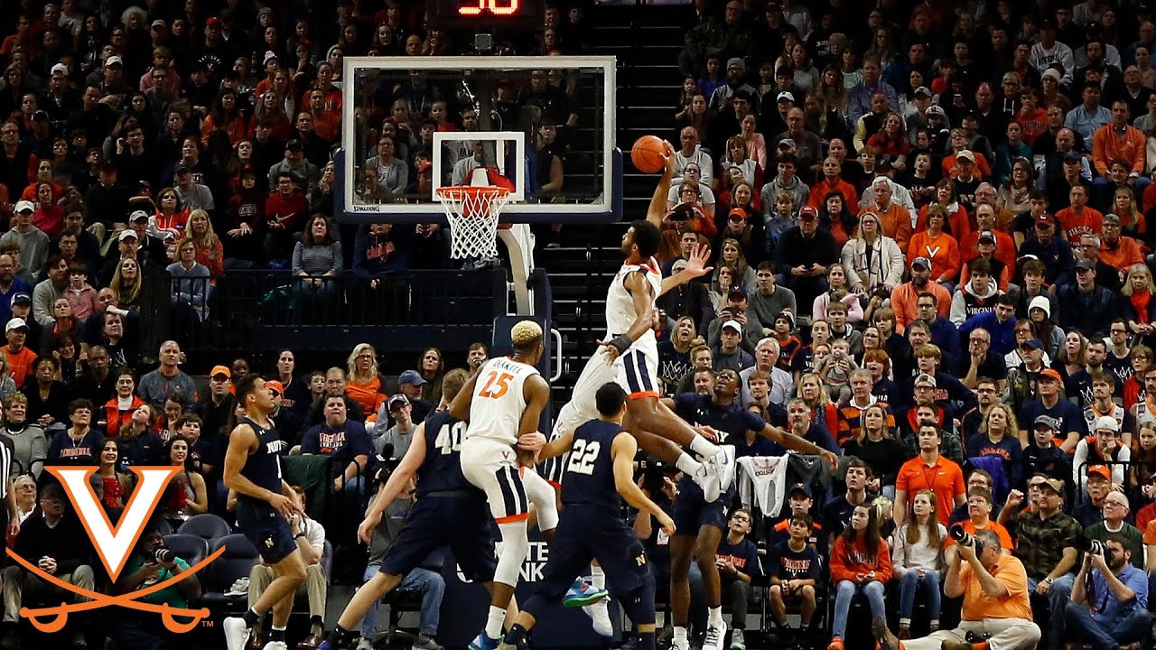 UVA's Braxton Key Brings Down The House With Monster Putback Slam Dunk ...