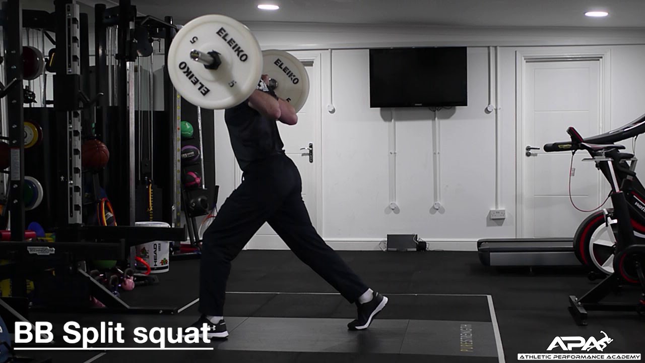 BB Split squat - YouTube