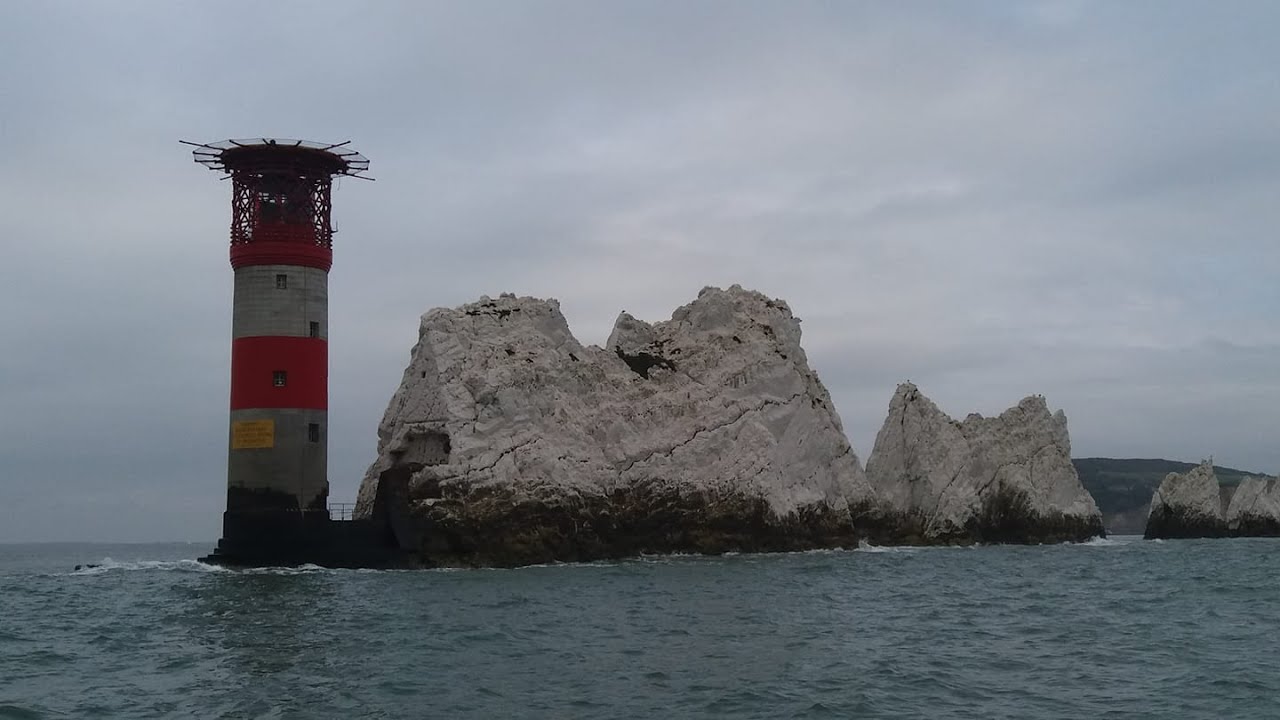 THE NEEDLES AND THE NEEDLES LIGHT HOUSE. ISLE OF WIGHT. 1st OCTOBER ...