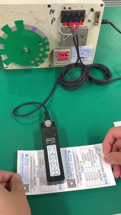 Label sensor, based on capacitance principle, detects transparent ...