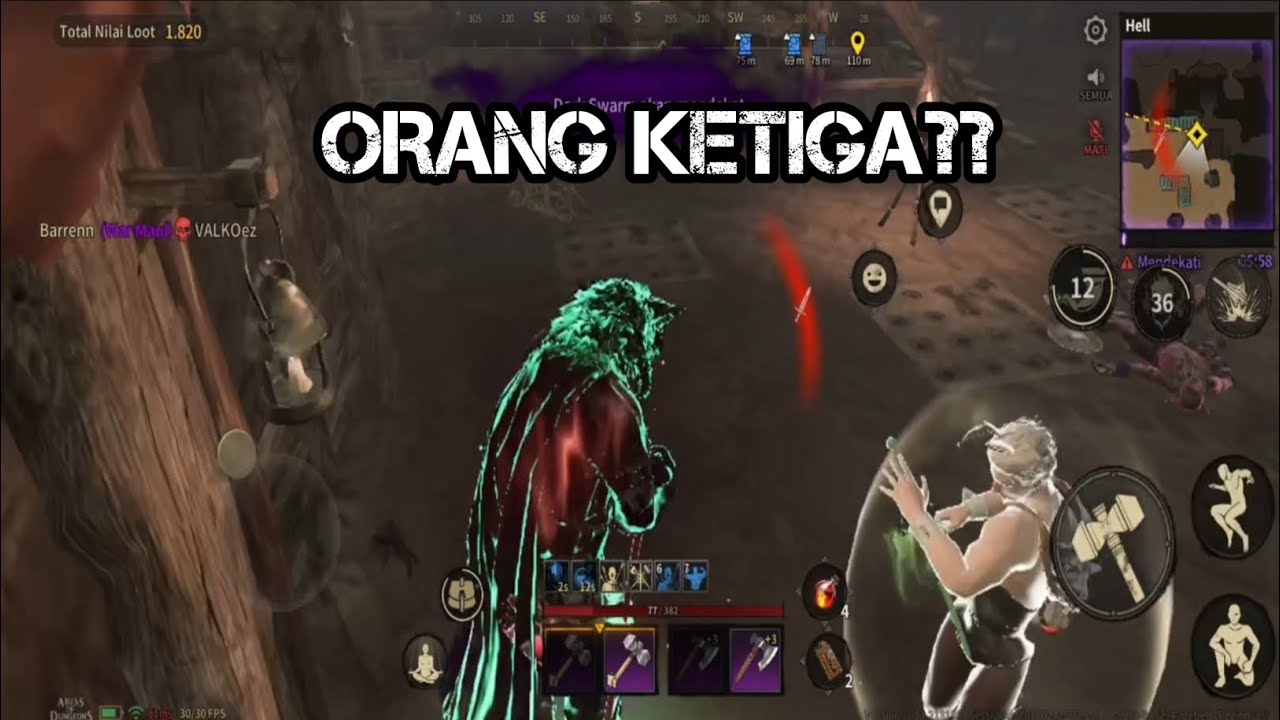 BUILD TERBARU+GAMEPLAY BARBARIAN🐢 HELL MODE|ABYSS OF DUNGEONS - YouTube
