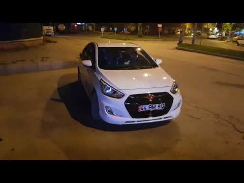 Accent Blue Çakar Lambalar        ( malatya )#shorts #short #hyundai #custom #car #modified