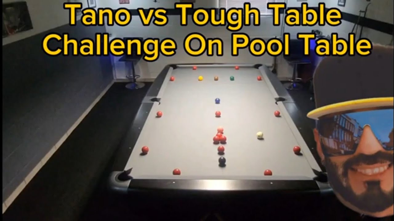 Tano vs Stephen Hendry's Tough Table Challenge On Pool Table🤙 - YouTube