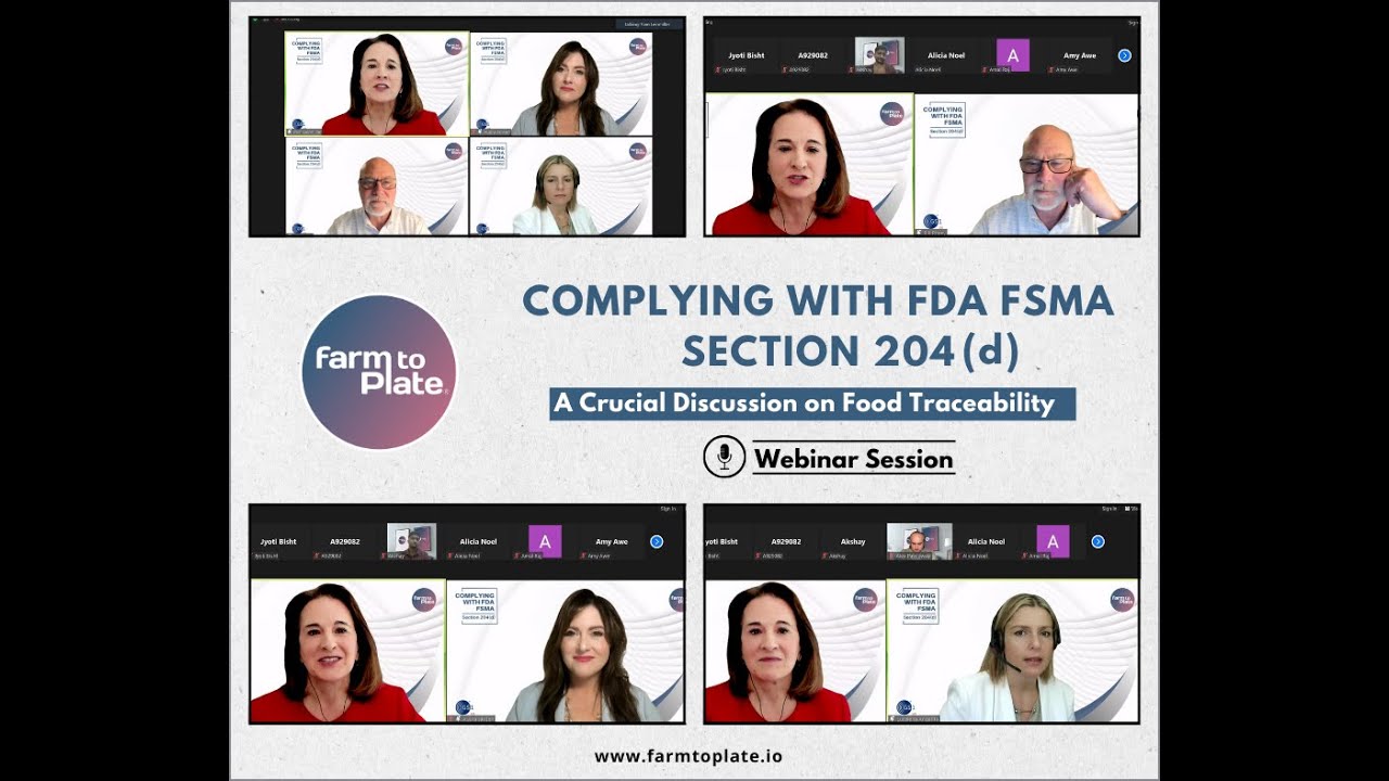Complying With FDA FSMA Section 204(d) - A Crucial Discussion On Food ...
