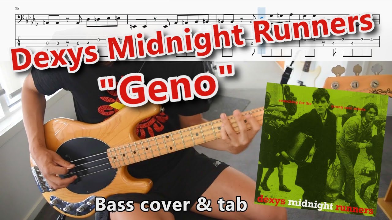 Dexys Midnight Runners - "Geno" (bass cover & tab) - YouTube