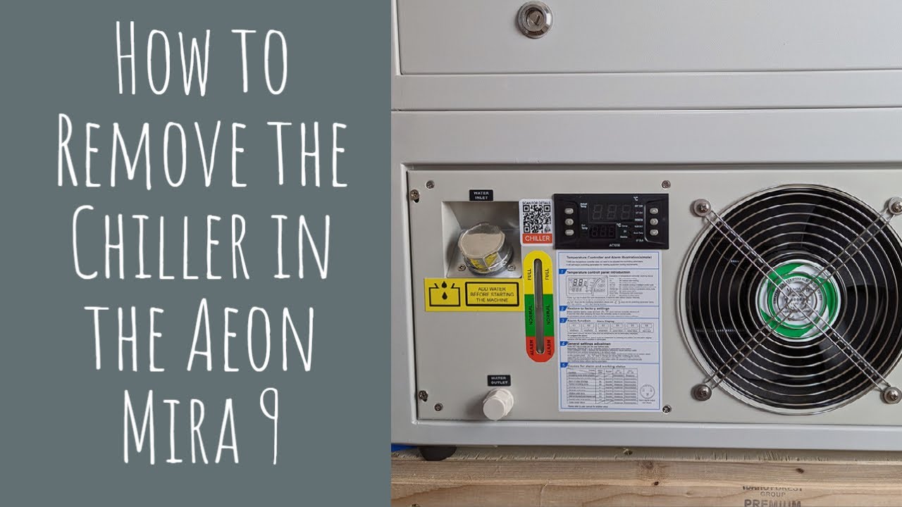 How to Remove and Reinstall the Chiller on an Aeon Mira 9 Laser - YouTube