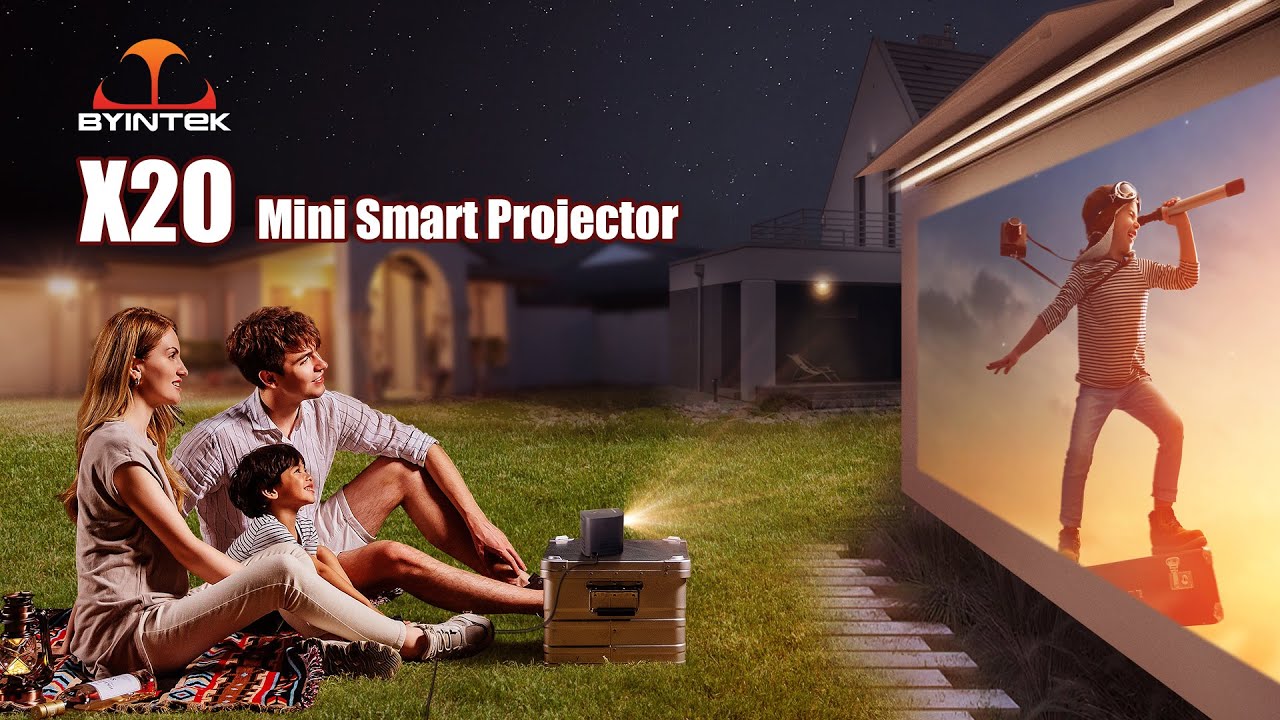 New Arrival BYINTEK X20 Mini LED Smart Android Home Theater Projector ...