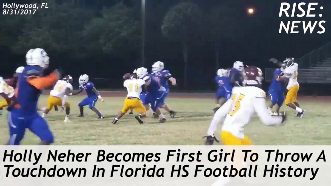 Hollywood Hills QB Becomes First Girl In Florida HS Football History To ...