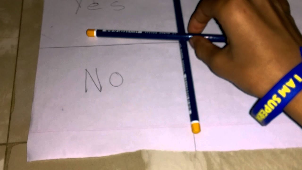 Charlie Charlie pencil trick - YouTube