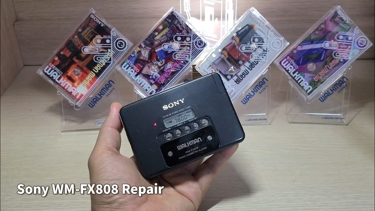 Sony WM-FX808 Repair Cassette Player Walkman - YouTube