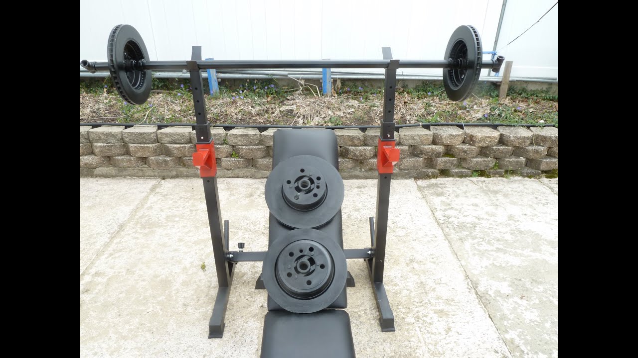 How to make a Barbell out of a "BRAKE ROTORS" - YouTube