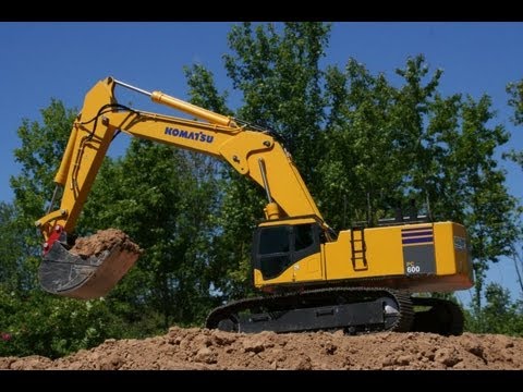 Komatsu 600 Bagger von Klaus - YouTube