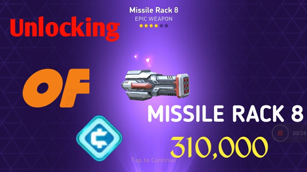 UNLOCKING NEW WEAPON 'MISSILE RACK 8'. - YouTube