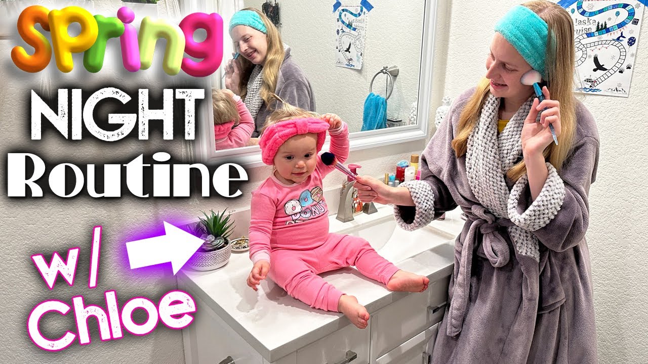 Spring Night Routine with My Sister - YouTube