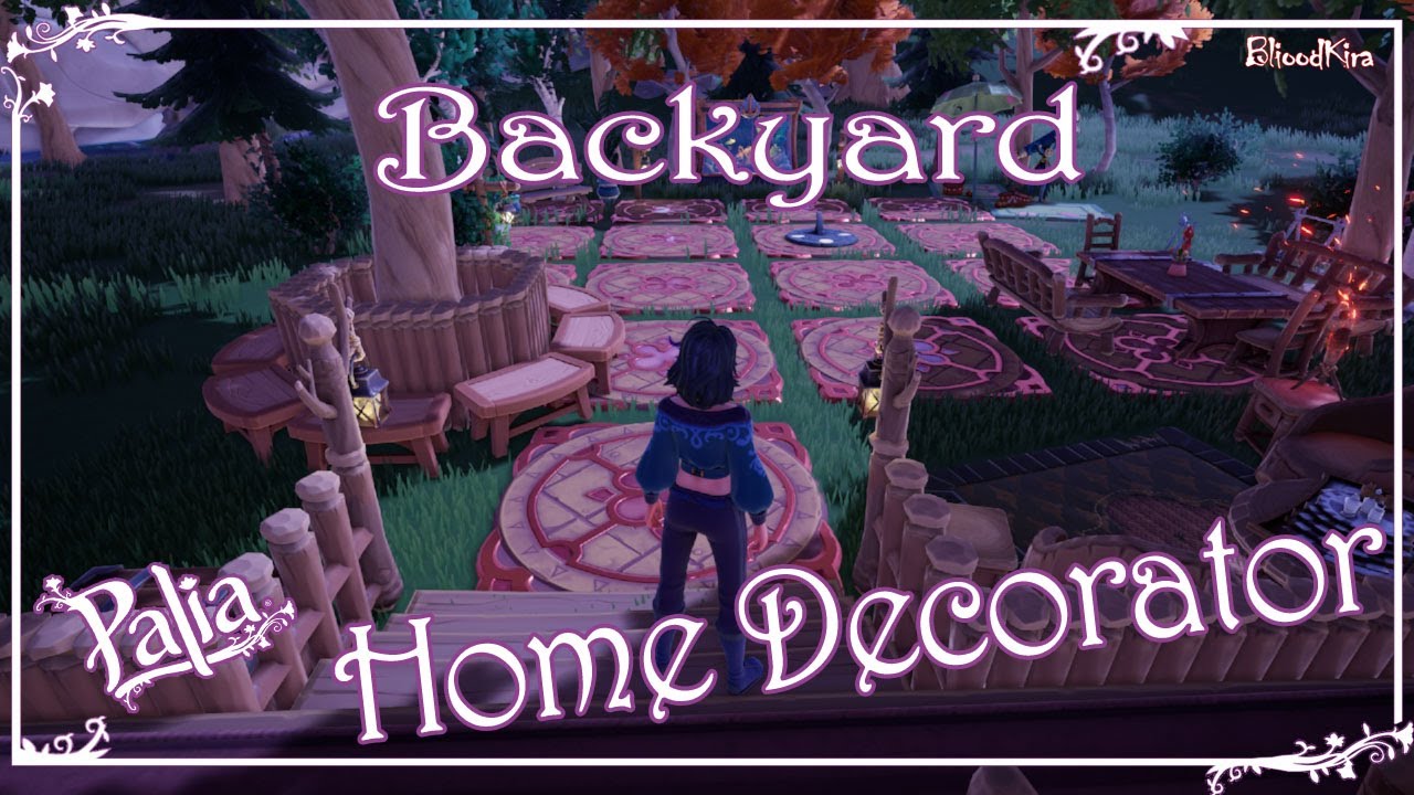 Palia Home Decorator, Backyard - YouTube