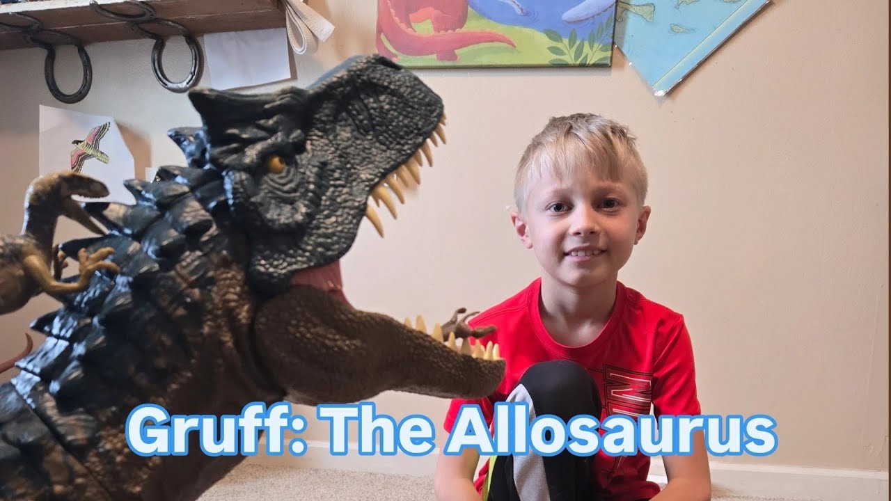 Gruff The Allosaurus - YouTube