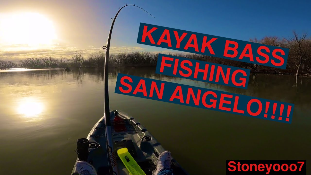 Kayak Bass Fishing in San Angelo, Texas - YouTube