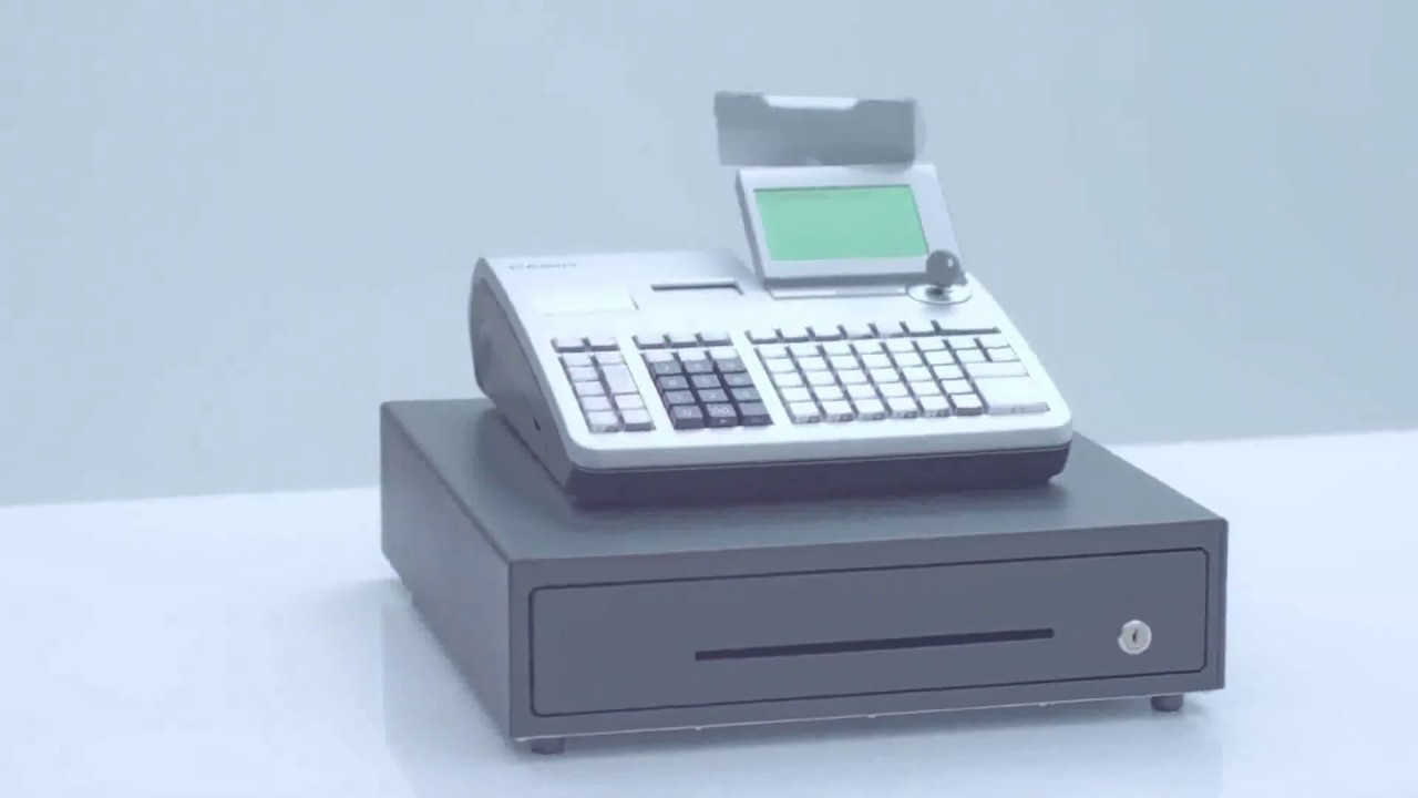 Casio SE-S3000, SE-S400, SE-C3500 & SE-C450 cash registers - YouTube